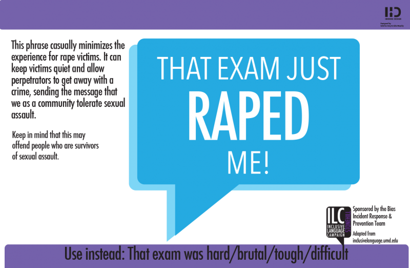 Inclusive Language Campaign · Stonehill College