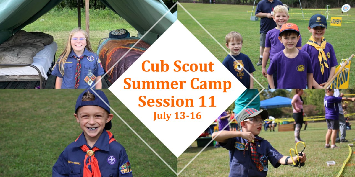 Cub Scout Summer Camp - Session 11