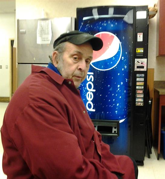 Ed in the breakroom at Kroger #481.