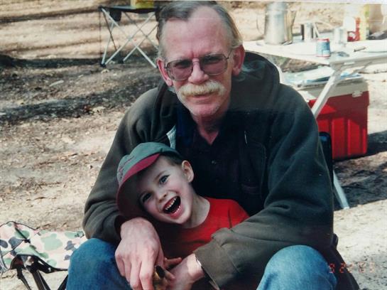A boy and his Grampy.