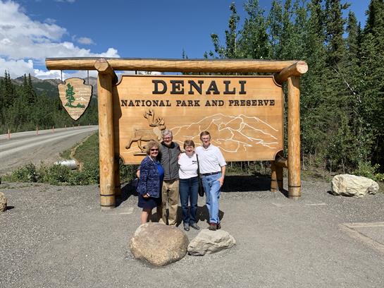 Dave, Julia, Mary & Gary in Alaska