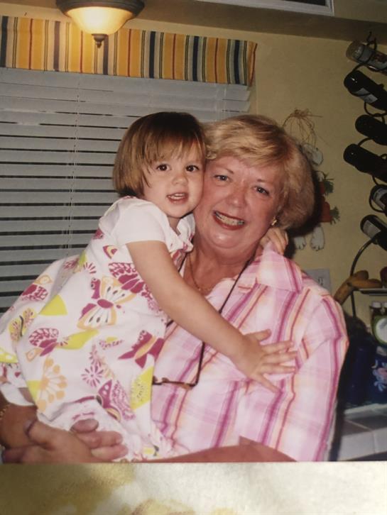 Very Special Godmother with Gracie