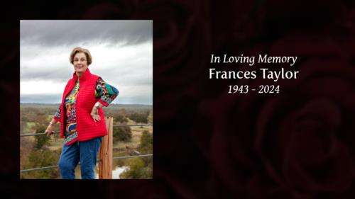 Frances Taylor Webcast Video