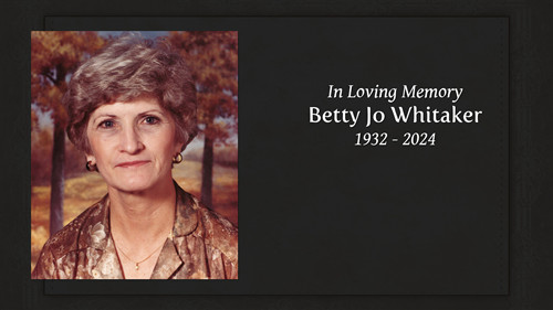 Betty Hawthorne Whitaker Video