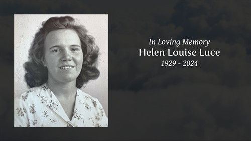 Mrs. Helen Louise Luce Video