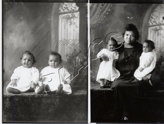 EMMA WARE ROWE & TWIN DAUGHTERS Virginia and Sydney