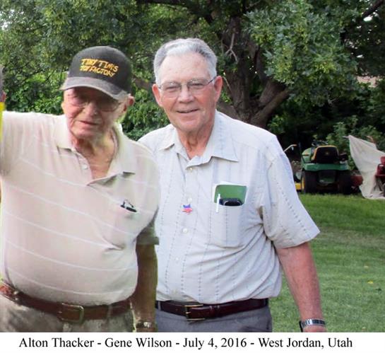 My father Gene Wilson really enjoyed working with you. Thank you for ...