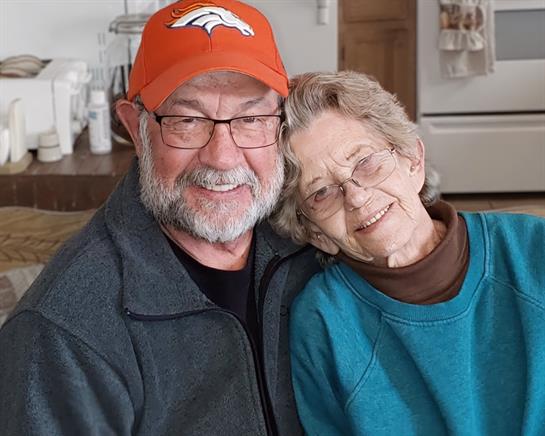 Bob Finke with Aunt Mary Ann Spring '21Always Loved Ya, Always will.