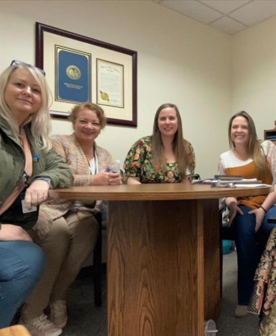 Melissa with Wendy, Kate, and Misha at an Acentra Health All Staff ...