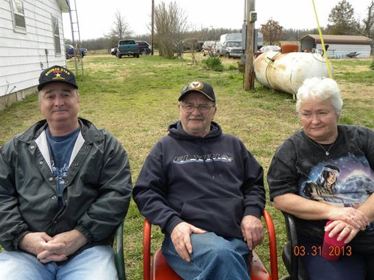 Lyle with brother, Vern and sister, Nellie