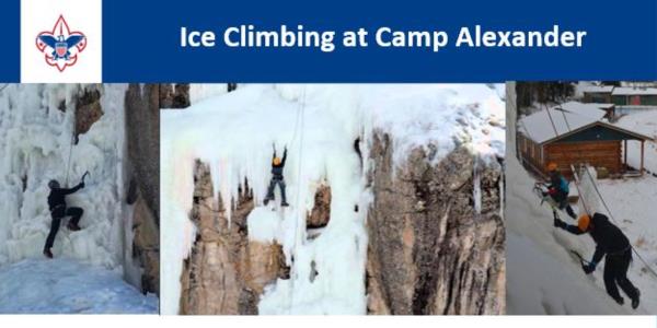 Ice Climbing at Camp Alexander (2023)