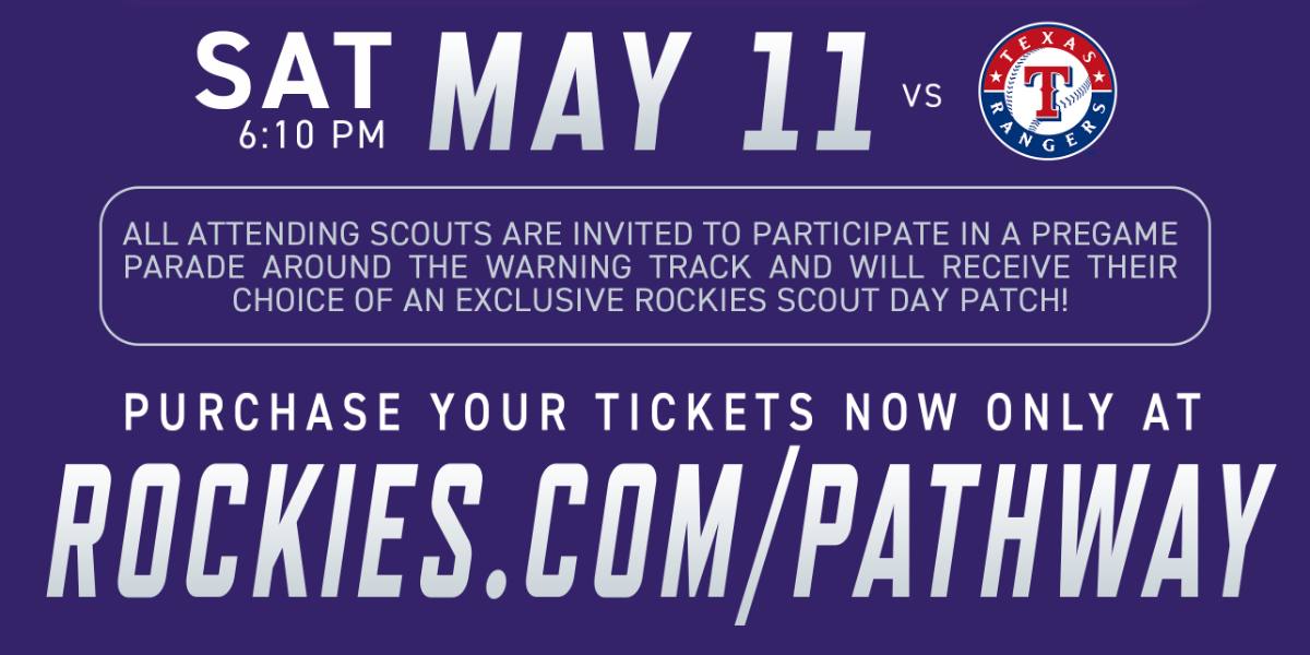 Scout Day at the Rockies vs the Texas Rangers