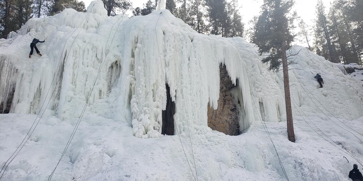 Ice Climbing at Camp Alexander (2023)