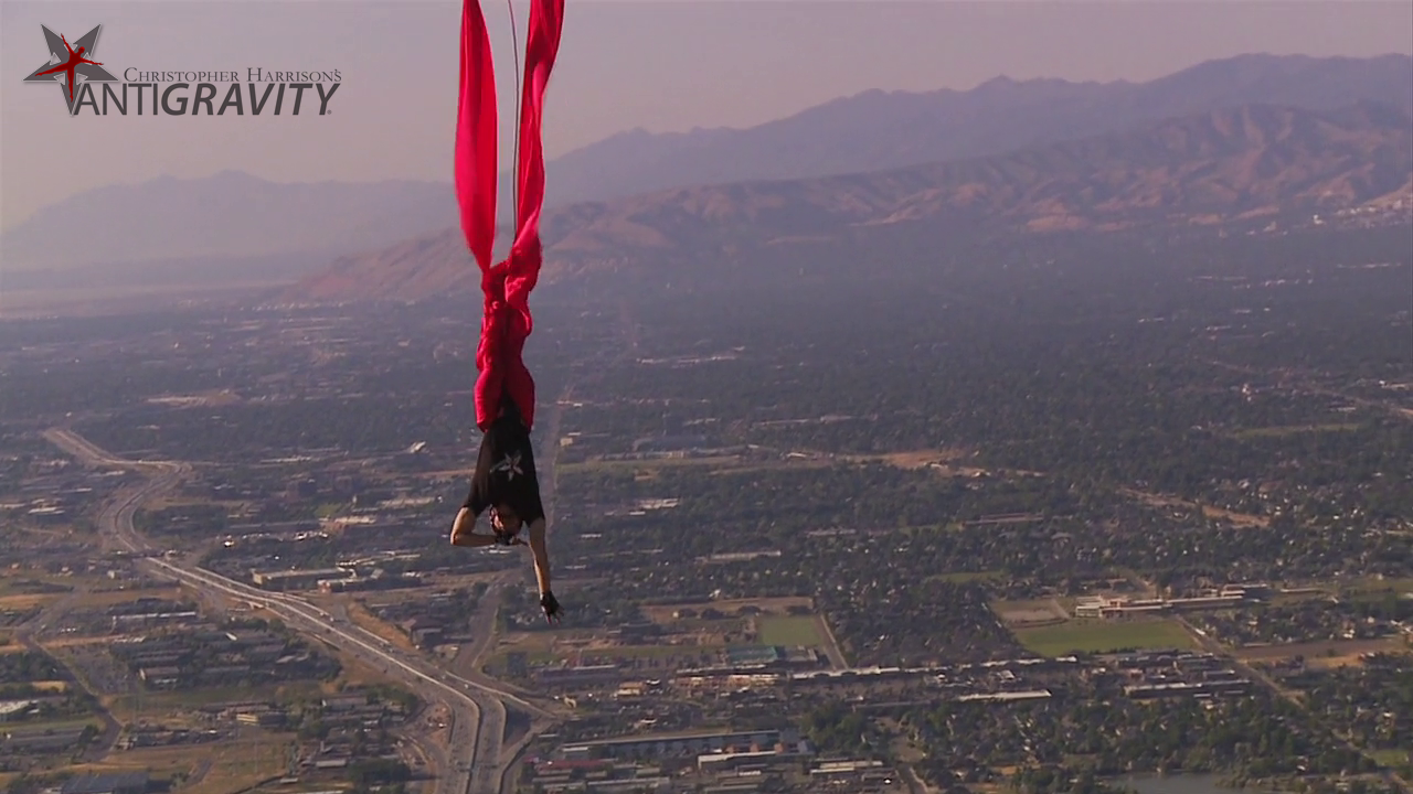 AntiGravity® Yoga Flies High In the Sky - Harrison Launches Sky Dancing ...