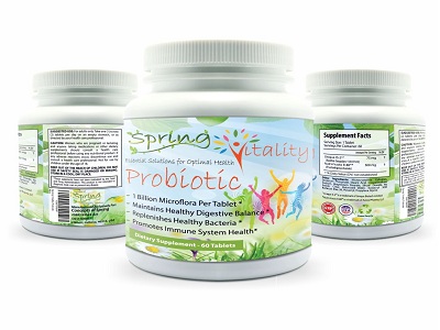 Digestive health & immune system benefits of Spring Vitality Probiotic ...