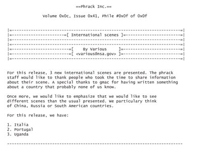 Phrack Magazine | Phrack Magazine: Issue #65 (14/14) | MagCloud