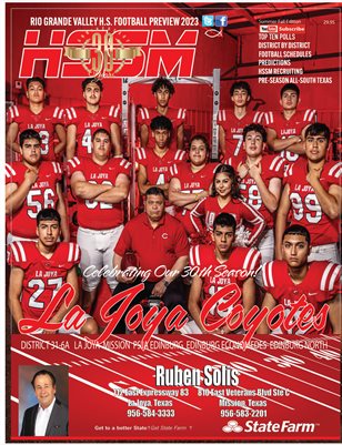 2023 HSSM FOOTBALL PREVIEW LA JOYA C… | MagCloud