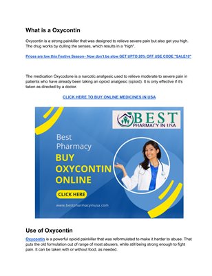Buy Oxycontin OC 80mg Online Without… | MagCloud