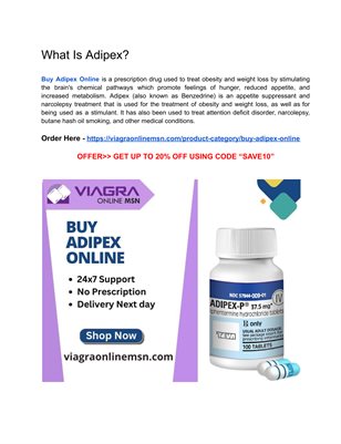 Buy Adipex 37.5mg Online No Prescrip… | MagCloud
