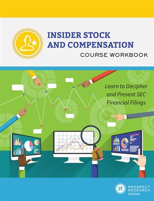 Workbooks | Insider Stock & Compensation Workboo… | MagCloud
