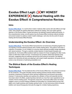 Exodus Effect Legit: ( MY HONEST EXP… | MagCloud