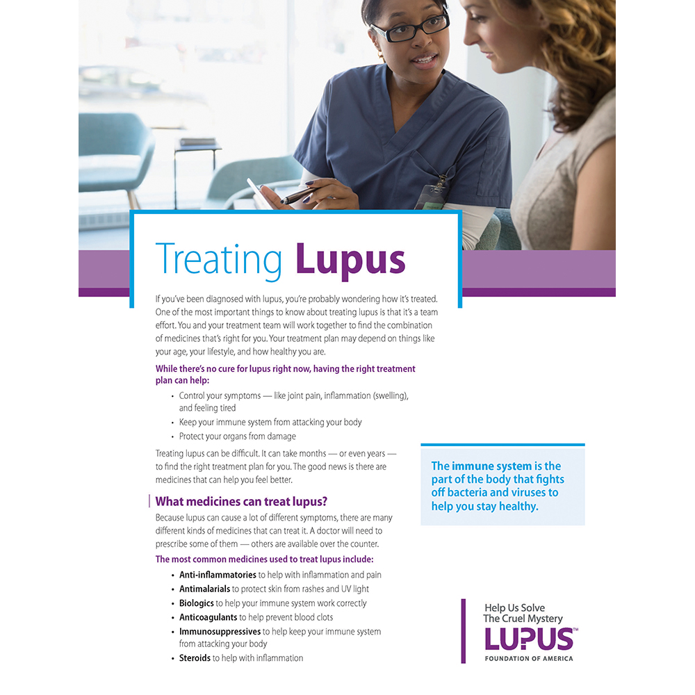 *NEW* Treating Lupus - Plain Language Fact Sheet (50 PK) - 170024 ...