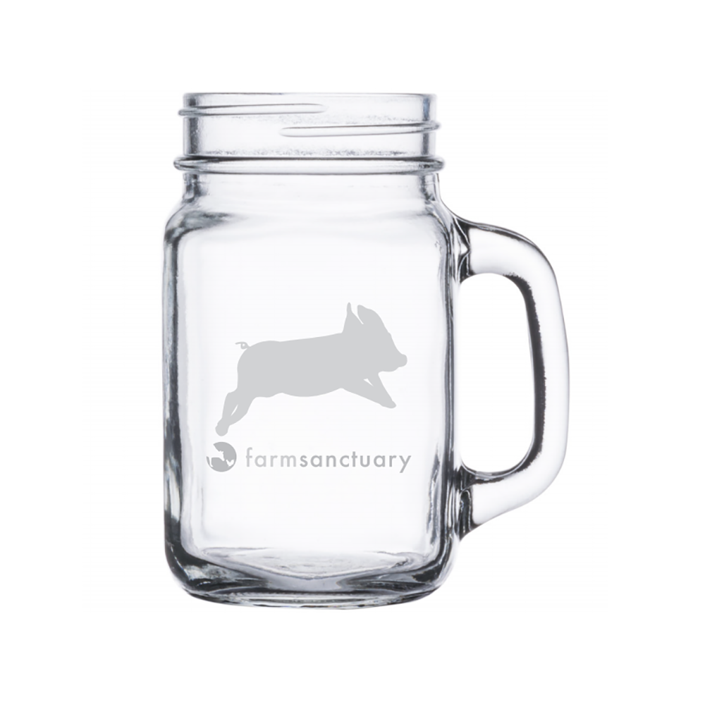 Pig Mason Jar - 200337 | Farm Sanctuary