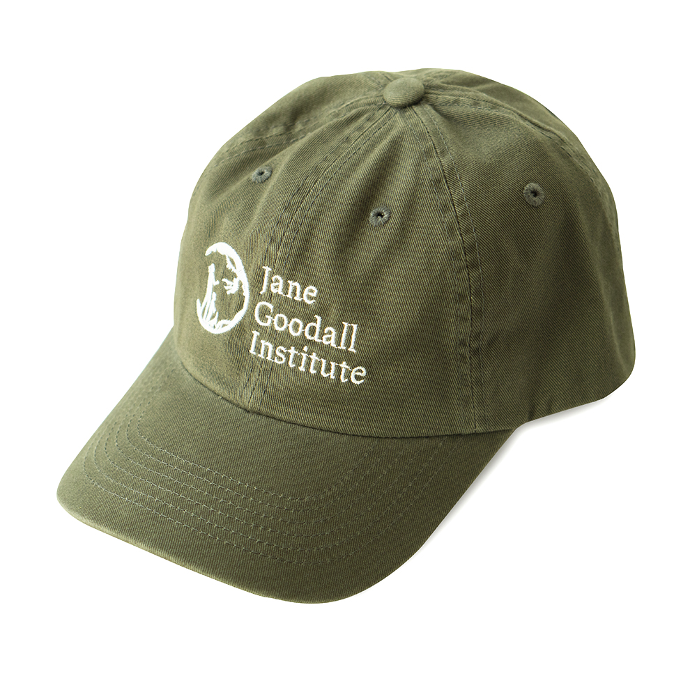 Jane Goodall Institute Logo Organic Cotton Poly Blend Baseball Cap - # ...