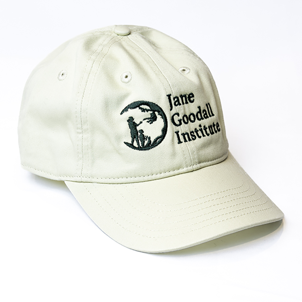 Jane Goodall Institute Logo Off White Baseball Cap - #JGI448 | the Jane ...