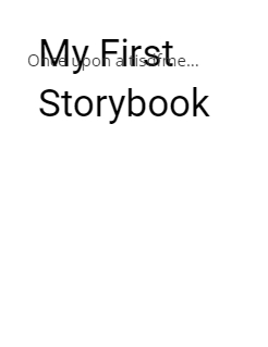 My First Storybook | My Storybook