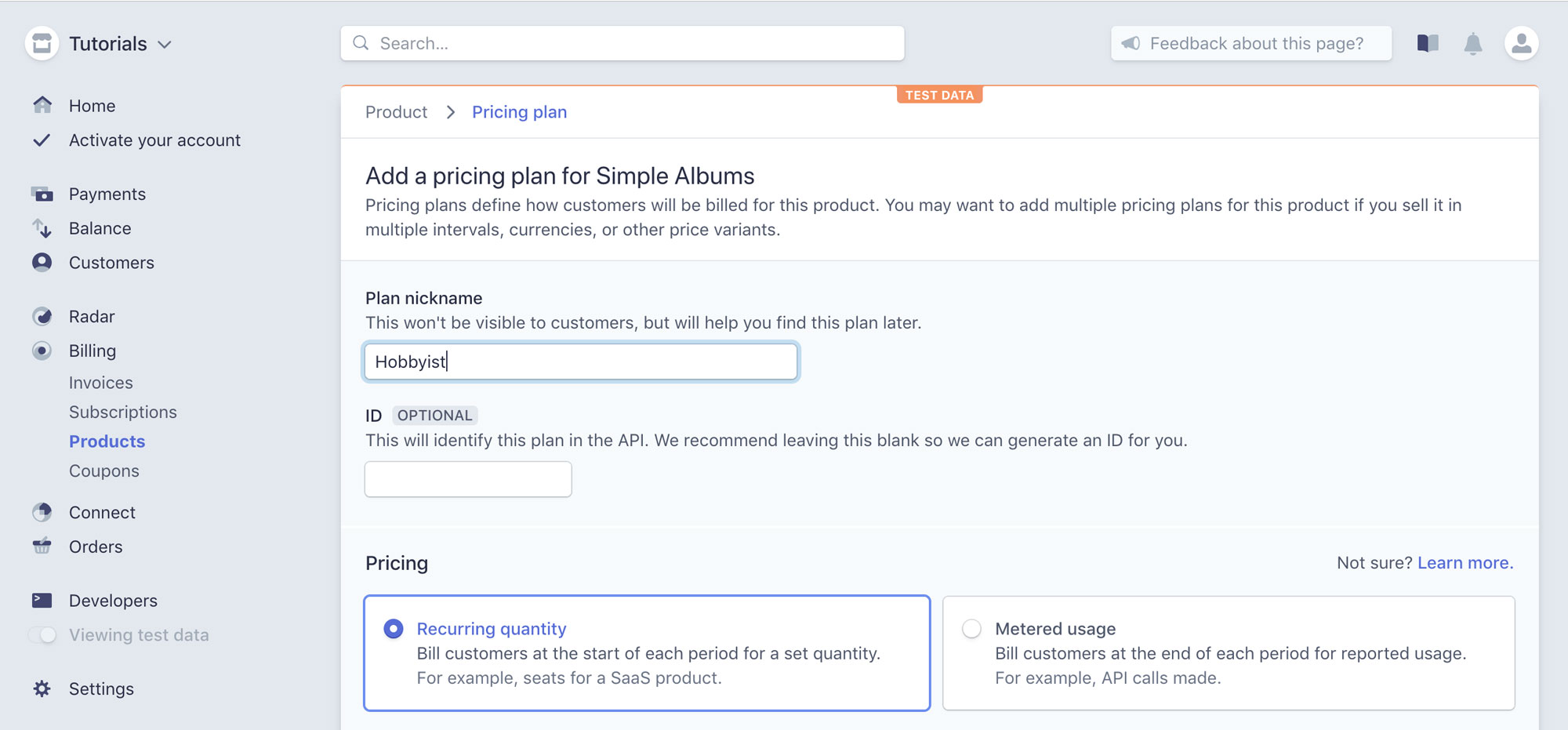 Creating Monthly Recurring Subscriptions In Stripe Using Nodejs Part 1 Code Nebula