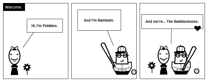 Hello world. | thebabblestones