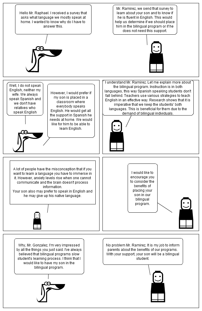 Bilingual Education Comic