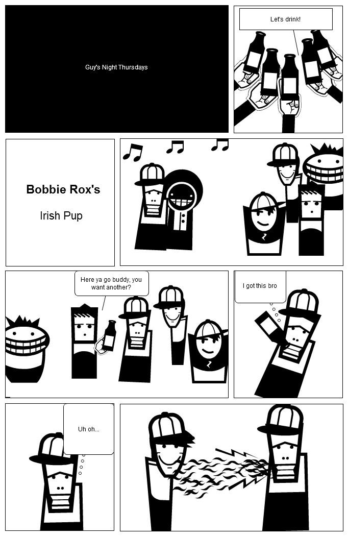 Ladies and Gentlemen, I present to you, my Thursday night. In comic ...