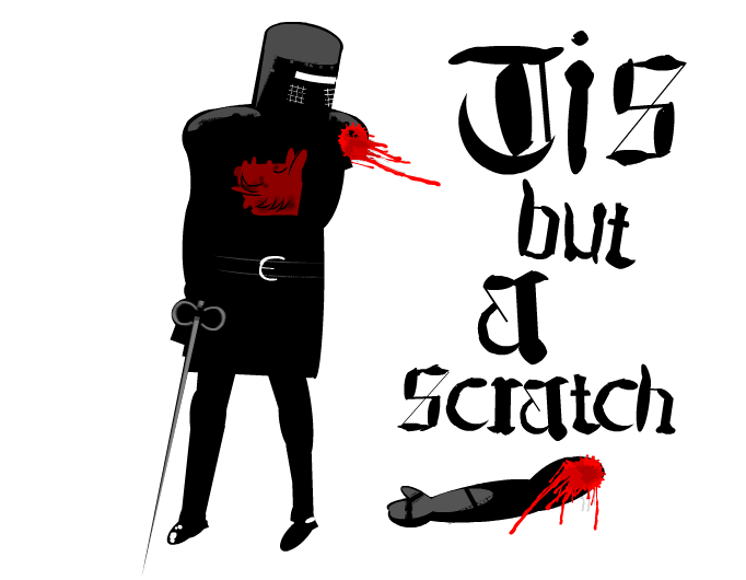 Anybody else finds those scratch marks hilarious after you survived a ...