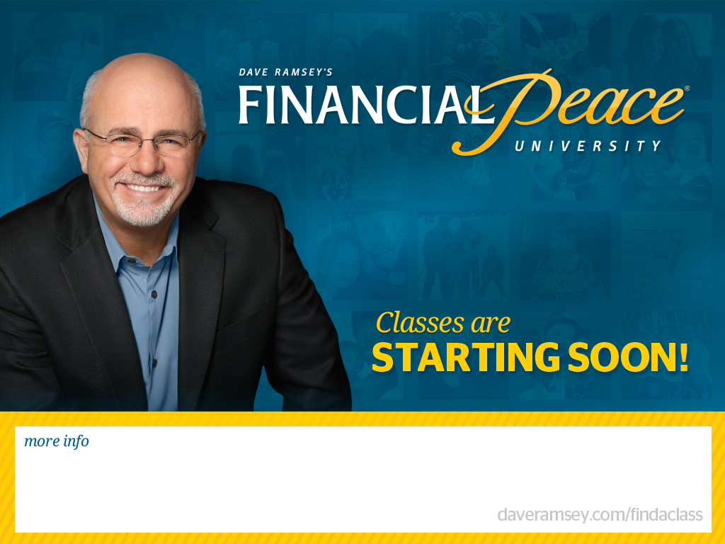 Financial Peace University Classes Saint Theresa Parish Financial Peace University Classes Saint Theresa Parish
