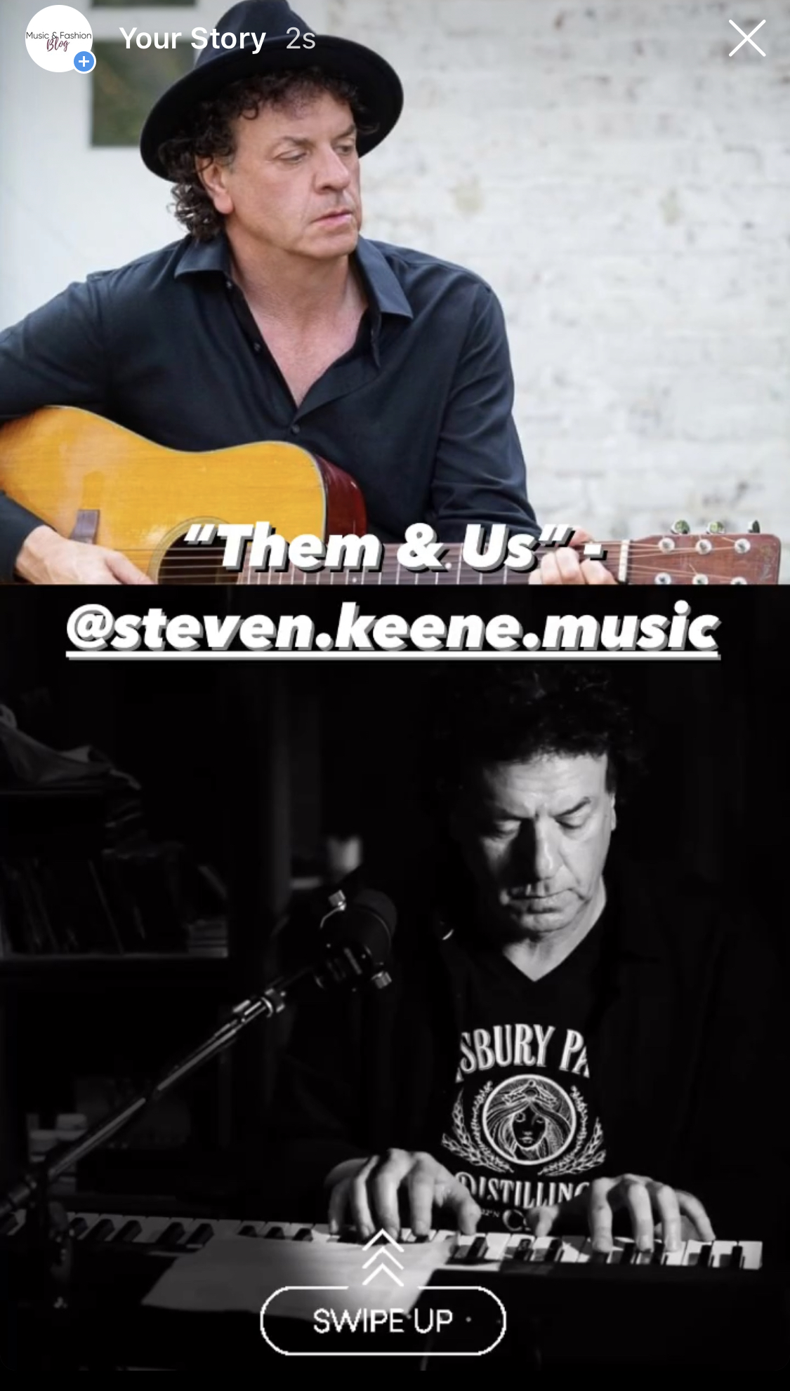 Singer-songwriter and New York poet-folkie Steven Keene holds up an ...