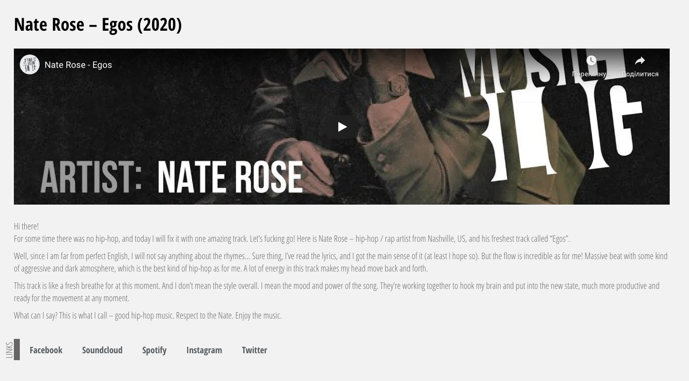 Faeton Music Blog Blog Profile | SubmitHub