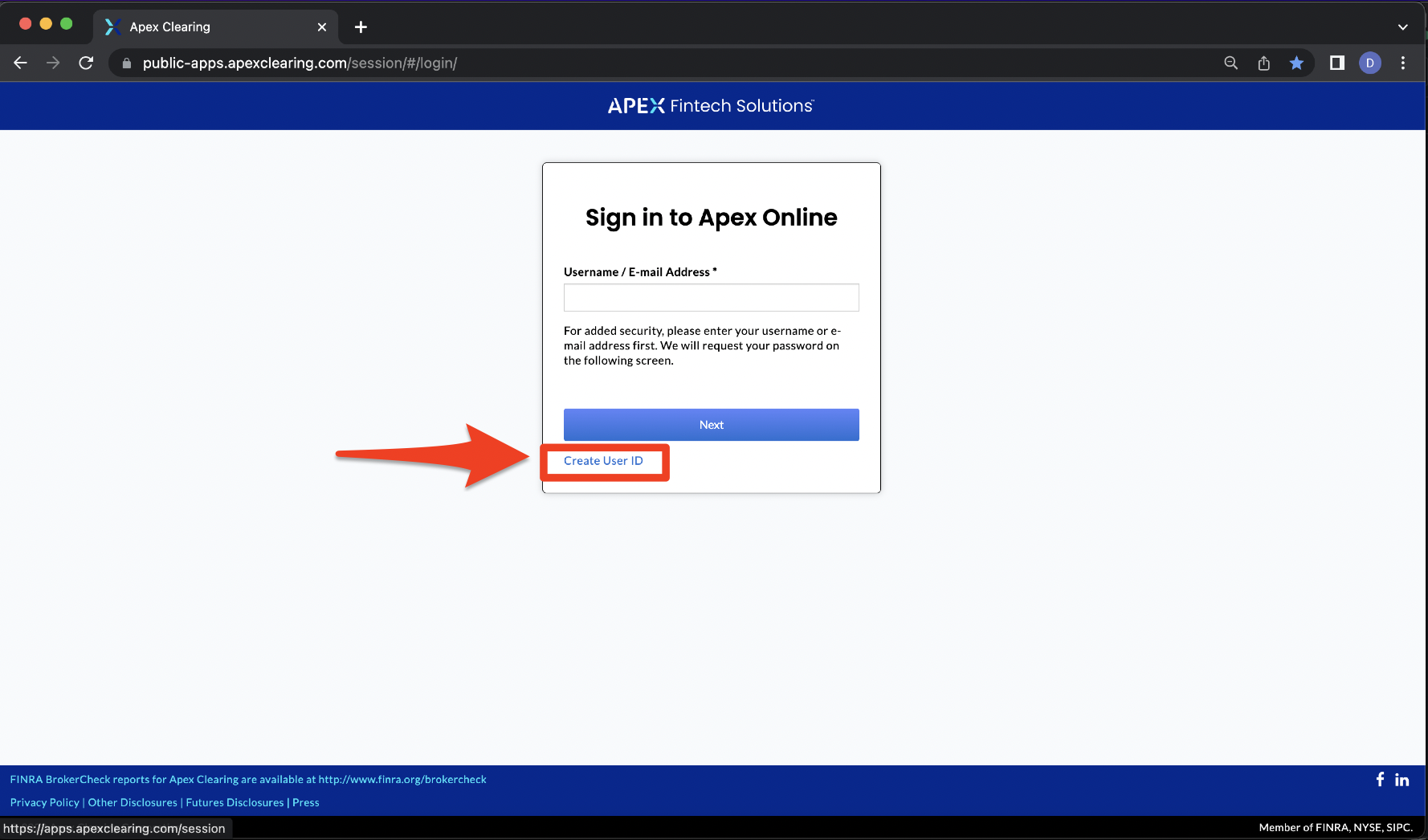 How to Create Apex Login Credentials