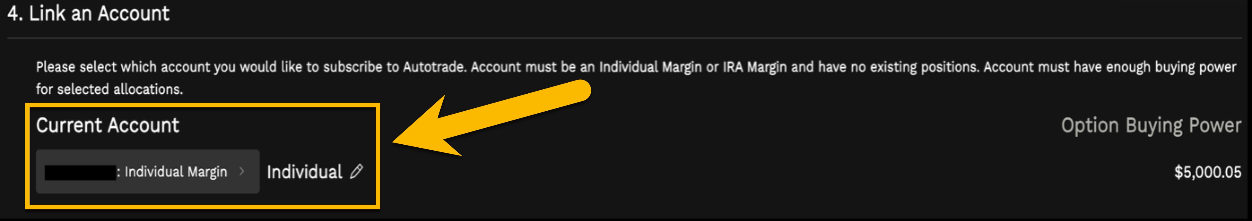Setting up Autotrade (Per Trade) at tastytrade