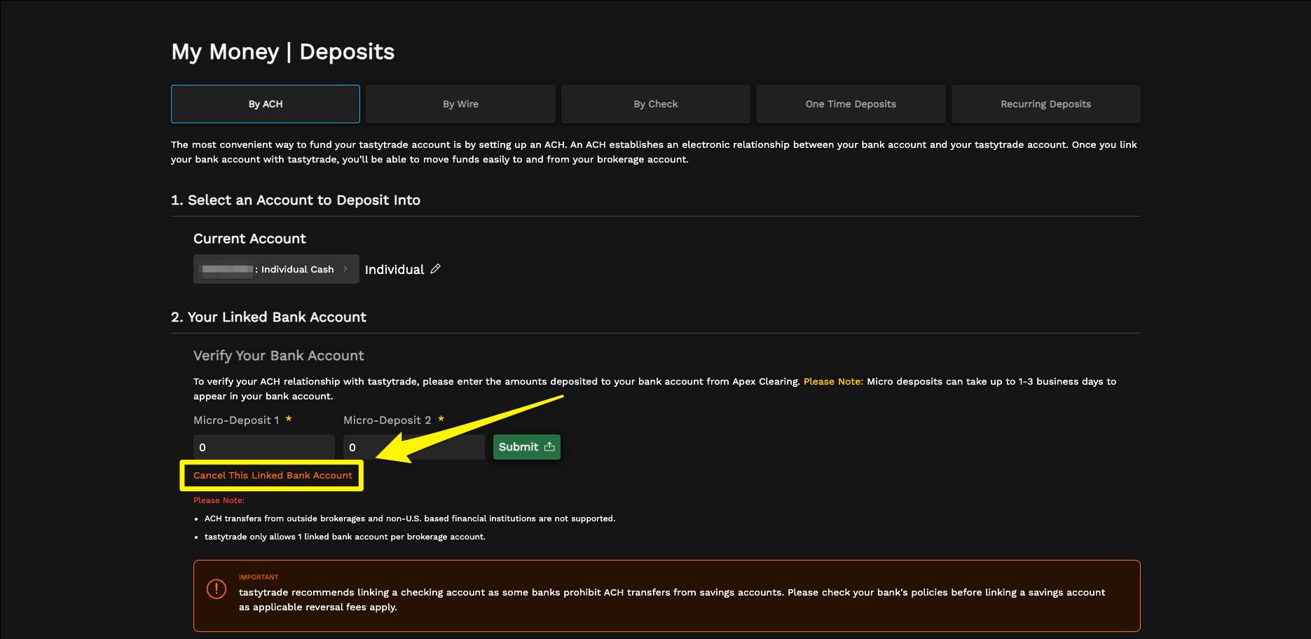 Bank Not Listed on Plaid (Link through micro-deposits)