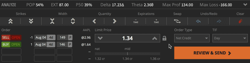 What is the lock in the tastytrade platform?