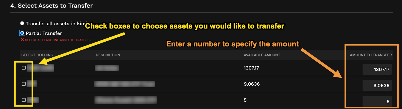 Online Account Transfer (Plaid ACATS)