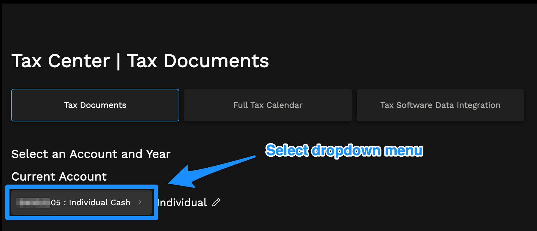 Where is the tastytrade Tax Center?