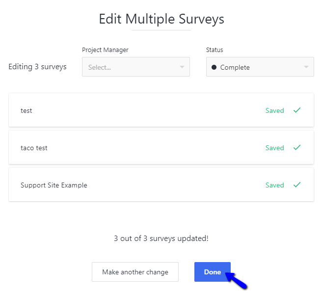 Bulk Survey Editor