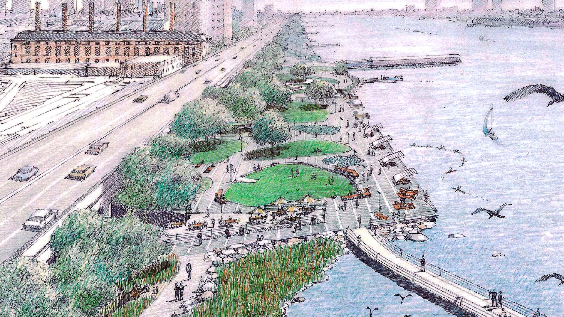 Riverside Park South Open Space Master Plan - SWA/Balsley
