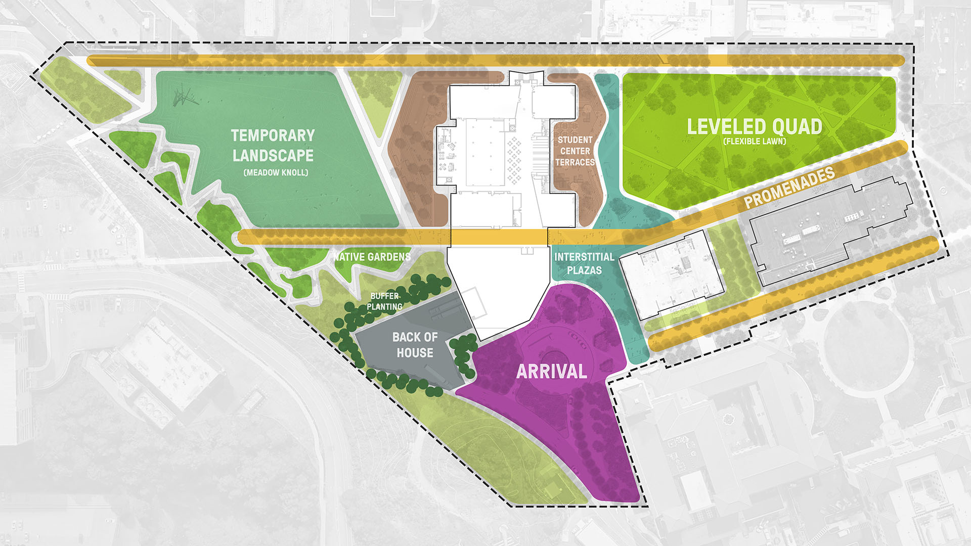 Montclair State University Student Center and Quad - SWA/Balsley