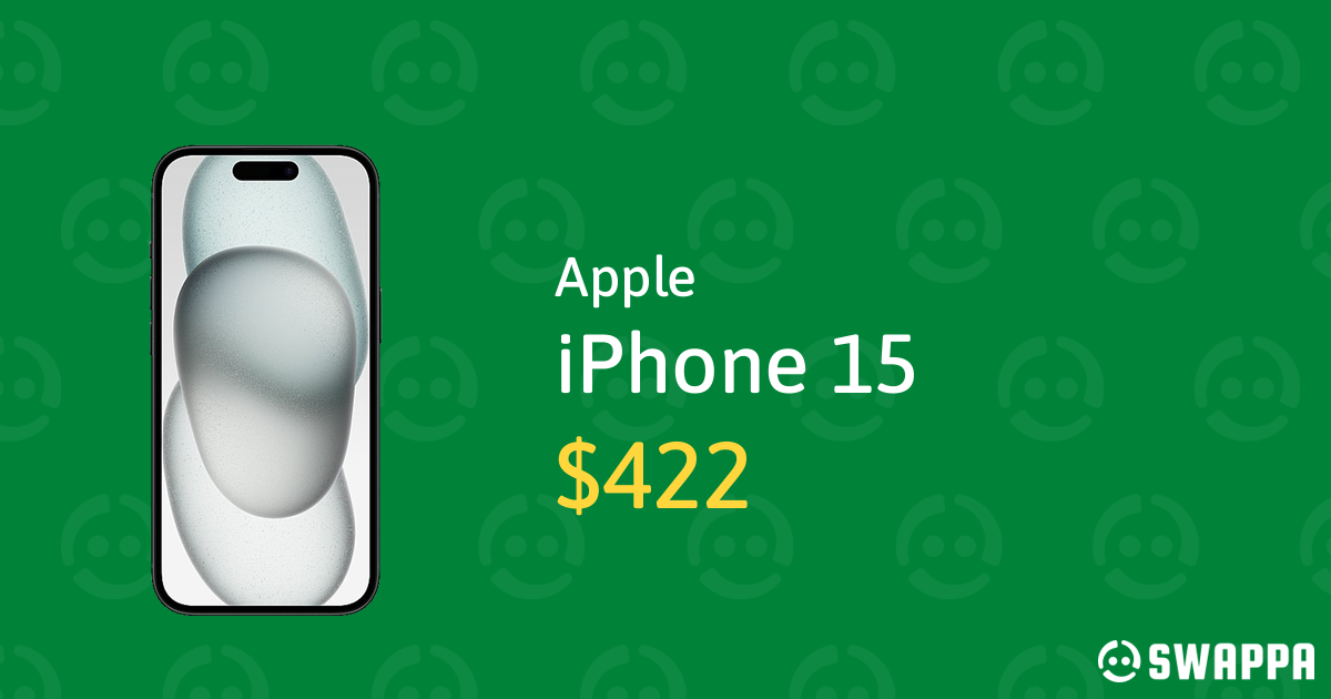 Apple iPhone 15 - Unlocked, Green, 128GB, A2846 - LAAL69038 - Swappa