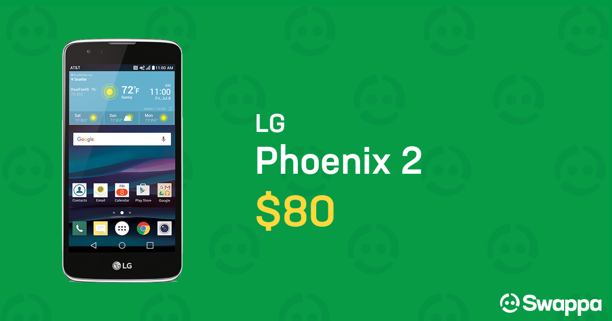 LG Phoenix 2 - AT&T, Blue, 16GB, LG-K371 - LRMB83723 - Swappa