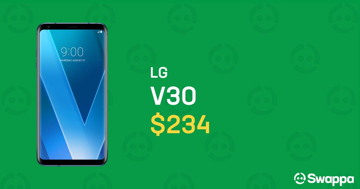 LG V30 - AT&T, Black, 64GB, H931 - LRNQ65741 - Swappa